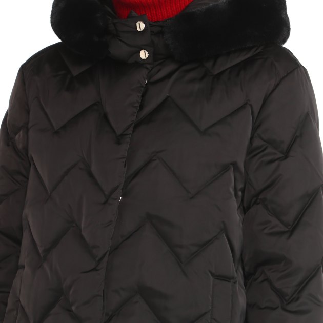 Верхняя одежда GEOX W CHLOO MAXI LONG W3626F ЧЕРНЫЙ - купить в ...