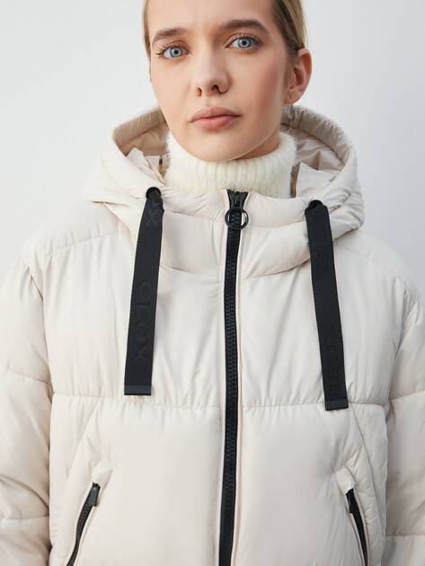 Верхняя одежда GEOX W SPHERICA J W5628J МОЛОЧНО-БЕЛЫЙ - купить в Москве ...