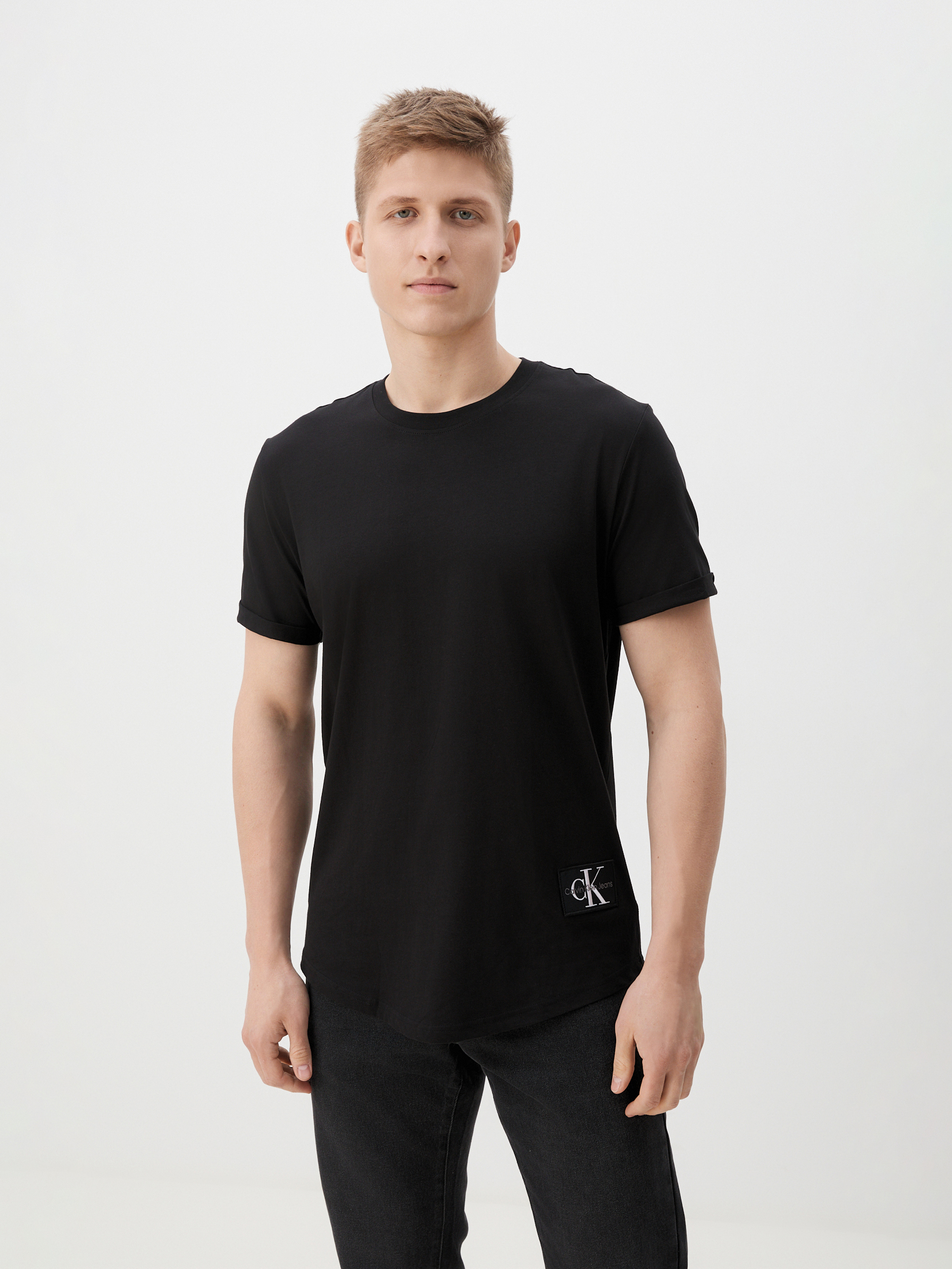 CALVIN KLEIN JEANS MONOLOGO BADGE TURN UP SLEEVE 4213588